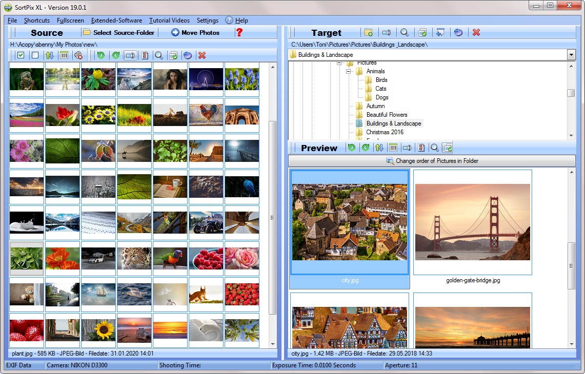 Photo manager software to organize photos
